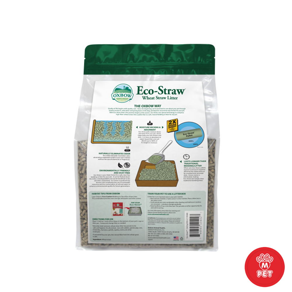 Manoon Pets Shop - Oxbow - Eco-Straw Litter 8lb